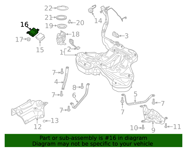 2019-2024 Audi Control Module Bracket 4K0-907-731-A | Audi USA Parts