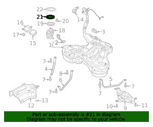 1998-2024 Audi Fuel Pump Assembly Seal 1J0-919-133-B | OEM Parts Online