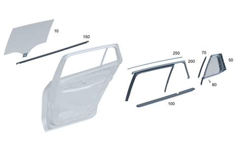 Rear Window System for 2025 Mercedes-Benz Maybach EQS 680 SUV ...