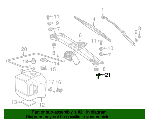 61601384859 - 1992-2002 BMW Washer Nozzle (61-60-1-384-859) | BMW of ...