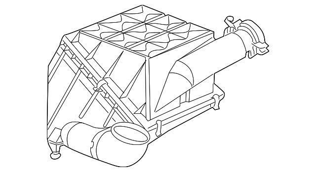 111-094-11-02 - Air Cleaner Assembly 1999-2000 Mercedes-Benz C 230 ...