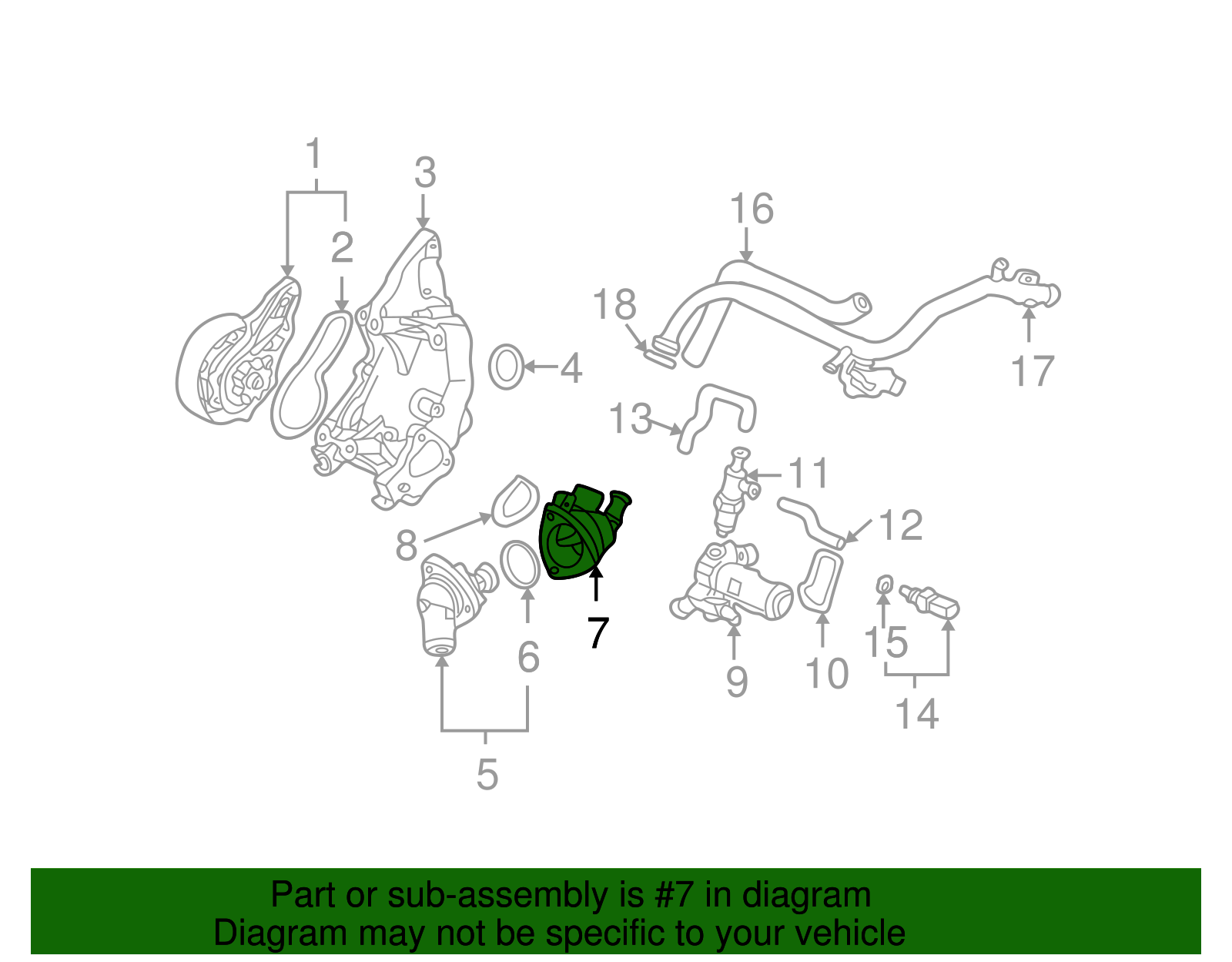 19320-PNA-003 - Thermostat Housing 2002-2006 Honda | Honda Parts Online
