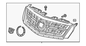 2014-2015 Cadillac XTS Front Upper Grille 23473097 | GMPartsDirect.com