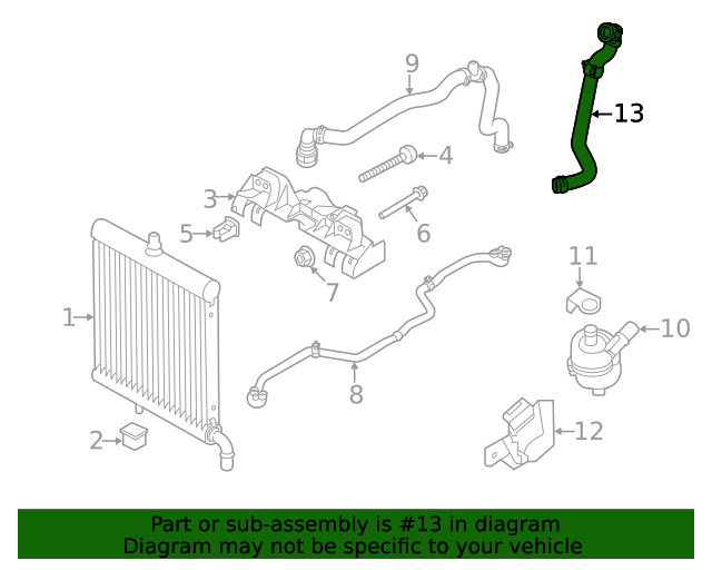 2015-2023 Land Rover Outlet Hose LR062459 | AutoNationParts.com