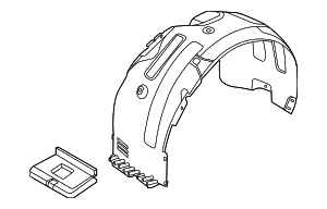2021-2024 Kia K5 Fender Liner 86811-L3300 | Kia Automotive Parts