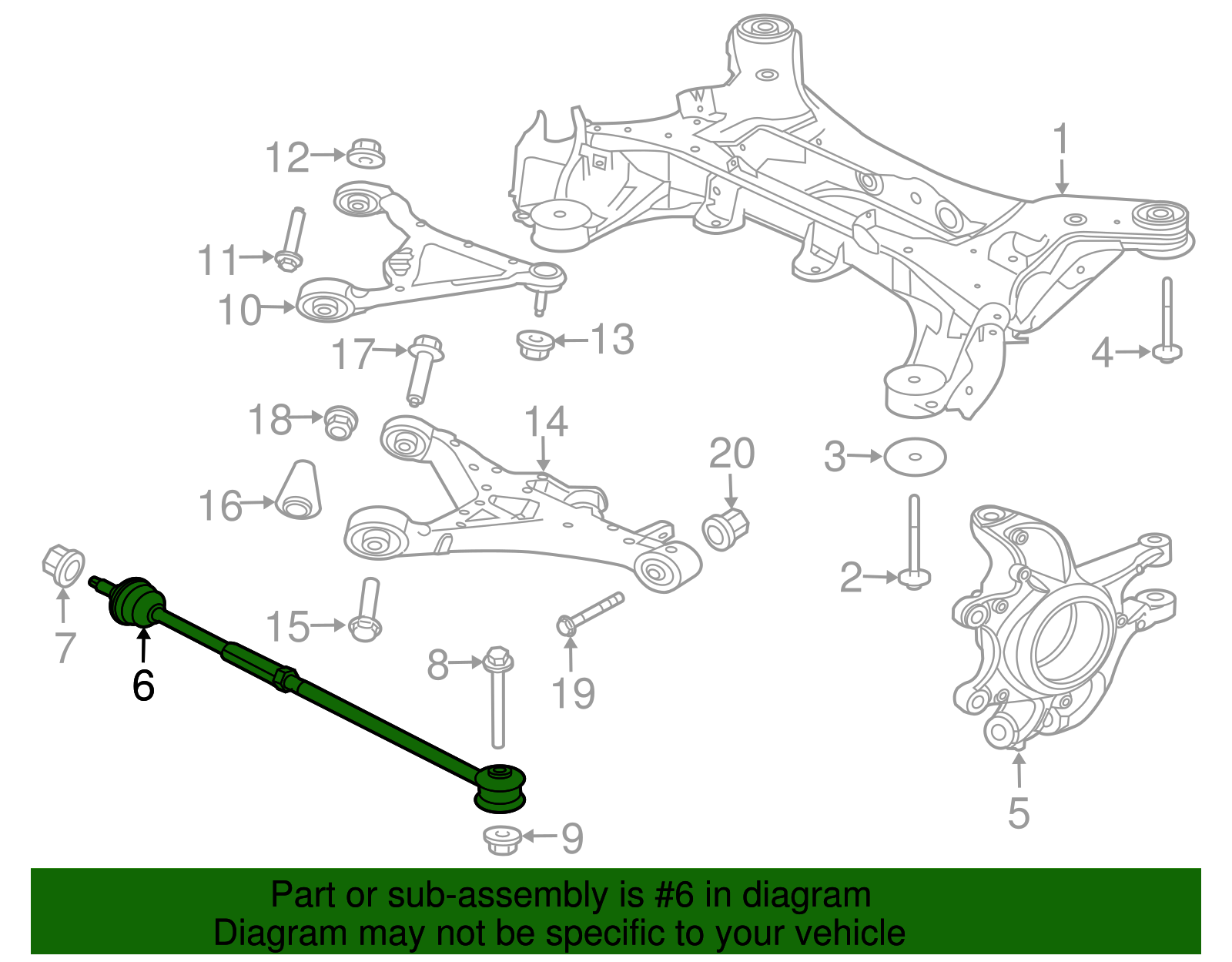 2003-2024 Jaguar Steering Tie Rod Assembly C2D51044 | OEM Parts Online