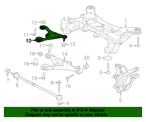 C2D49448 - Upper Control Arm 2000-2019 Jaguar | Land Leaping Genuine ...