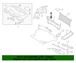 W706815-S300 - Side Trim Panel Retainer 2008-2023 Ford | Ford Parts Direct