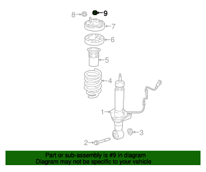 2007-2024 Ford Top Nut -W712134-S440 | TascaParts.com