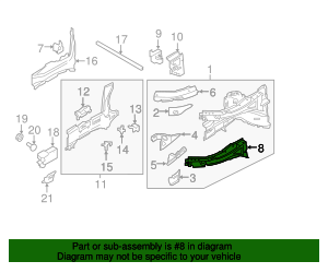 2016-2020 Volvo XC90 Upper Rail 31448143 | TascaParts.com