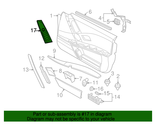 61-31-6-951-958 - Switch Assembly 2004-2007 BMW | AutoNationParts.com