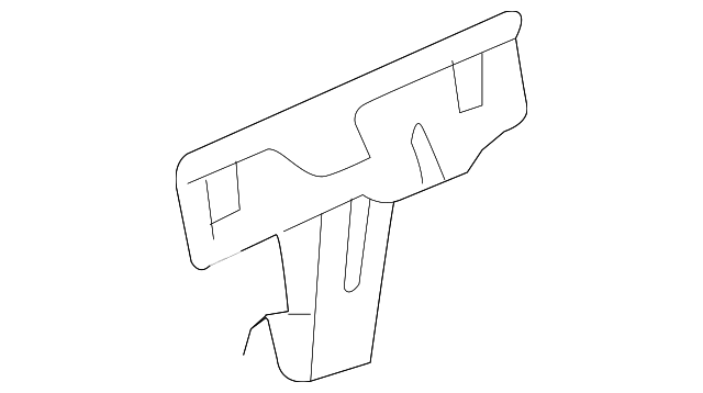 44781-33010 - Brake Hydraulic Line Bracket - 2007-2011 Toyota Camry ...