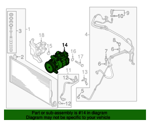 2009-2016 Volkswagen Touareg Compressor Assembly 7P0-820-803-N | VW ...