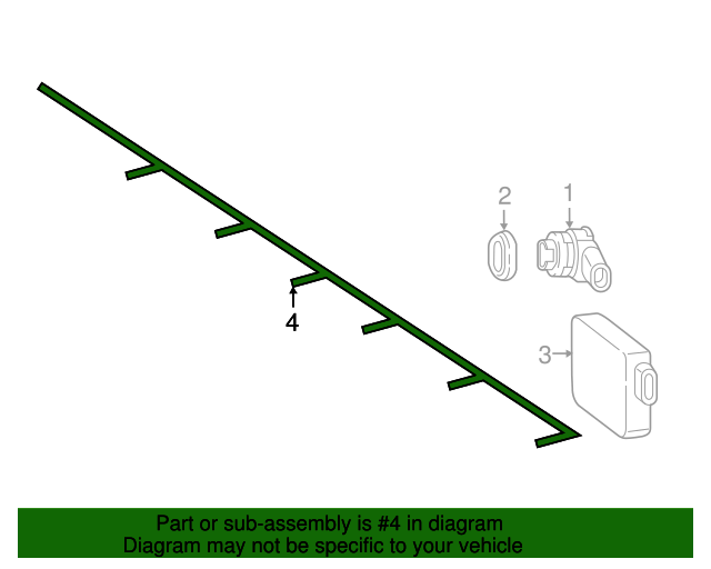 2015-2018 Mercedes-Benz Harness 205-540-66-35-64 | MB OEM Parts