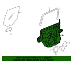 2009-2020 Mopar Window Regulator - Driver's Side (LH) 68045171AC ...