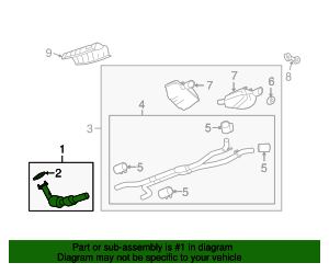 19418945 - Driver Side 3-Way Catalytic Converter with Studs and Seal ...