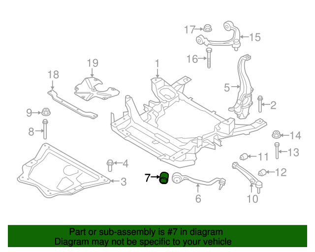 Genuine BMW 31-10-7-850-276 | Bushing | FREE Shipping on Most Orders ...