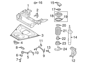 Genuine BMW 31-31-2-284-098 | Strut | FREE Shipping on Most Orders $499 ...
