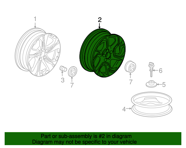 42700-TLA-A63 - Wheel, Alloy 2020-2022 Honda CR-V | Honda Parts Online