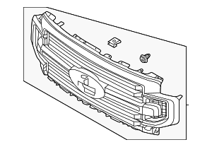 LC3Z-8200-FA - Grille Assembly 2020-2022 Ford | Ford Parts Direct