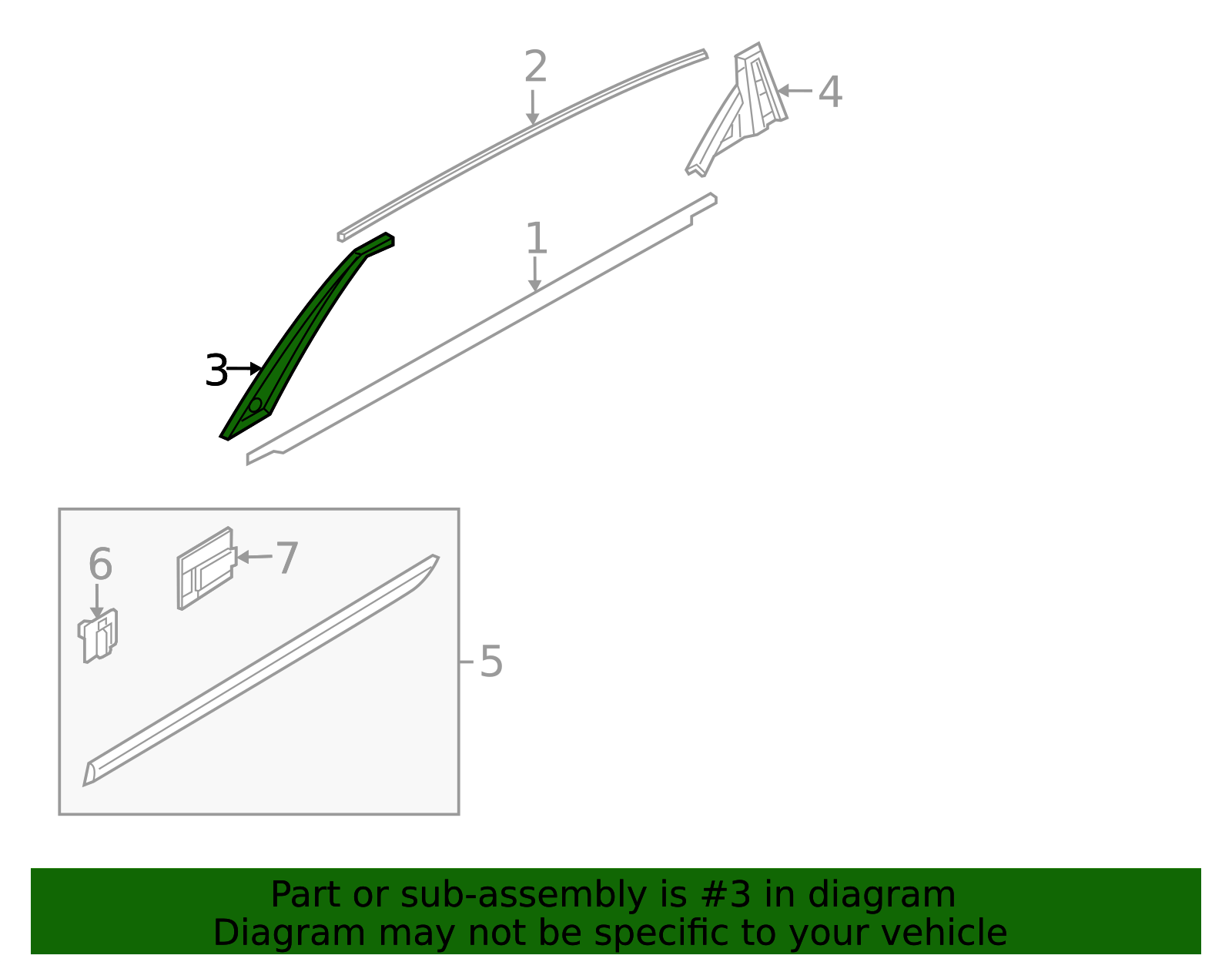 83250-T1000 - High-Quality Door Applique for 2021-2025 Genesis ...
