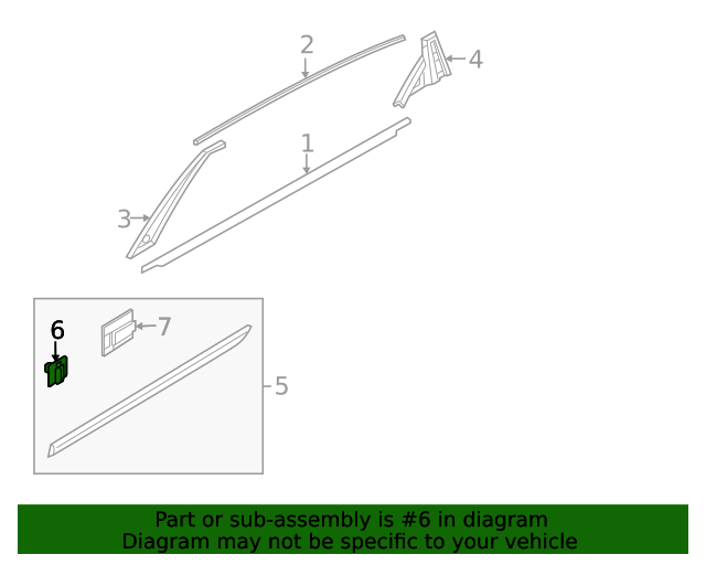 Genuine OEM Body Side Molding Clip Part# 87715-3K000 Fits 2006-2023 ...
