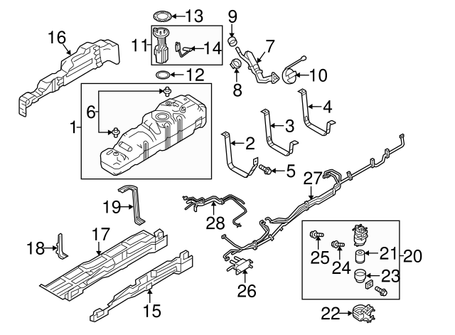 BC3Z-9034-EK - Filler Pipe 2011-2016 Ford | Group 1 Auto Parts