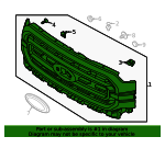 ML3Z-8200-AA - Grille 2021-2023 Ford F-150 | Ford OEM Parts Direct