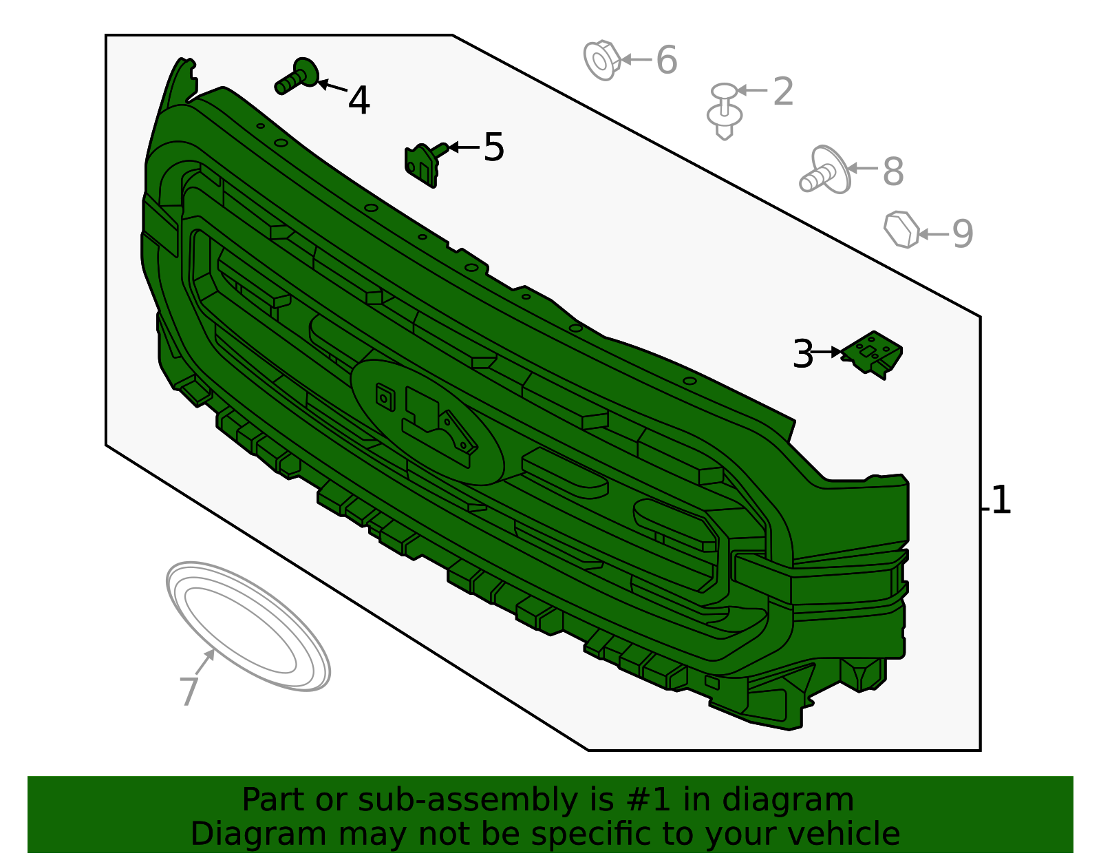 2021-2023 Ford F-150 Grille ML3Z-8200-AA | Ford OEM Parts Online