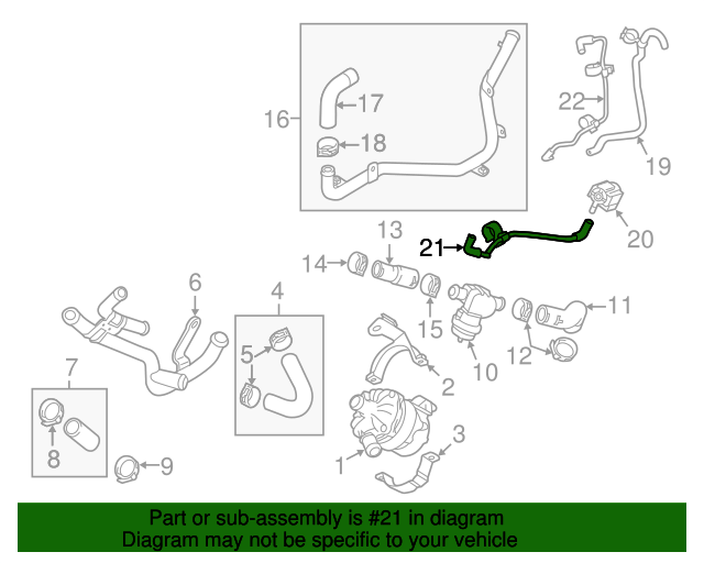 2012-2013 Porsche Panamera Vacuum Hose 970-106-212-00 | OEM Parts Online