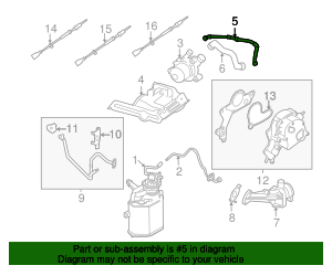 2006-2010 Volkswagen Beetle Connector Pipe 1C0-131-128-H | OEM Parts Online