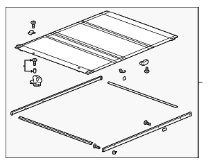 2019-2023 Chevrolet Bed Tonneau Cover, Soft Roll-Up W\\/Bow-Tie Logo ...