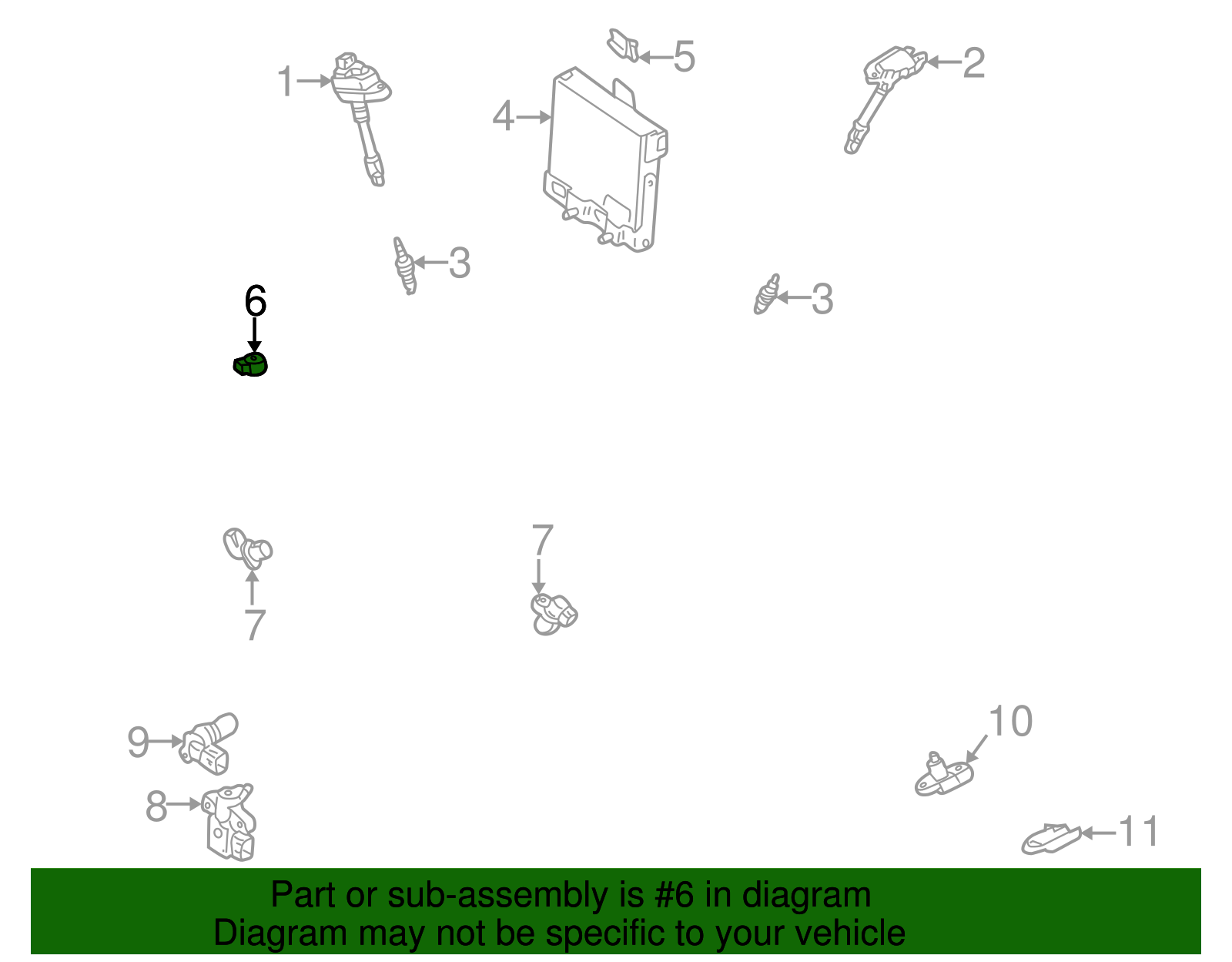 1995-2002 Infiniti Knock Sensor 22060-30P00 | Infiniti of Kansas City Parts