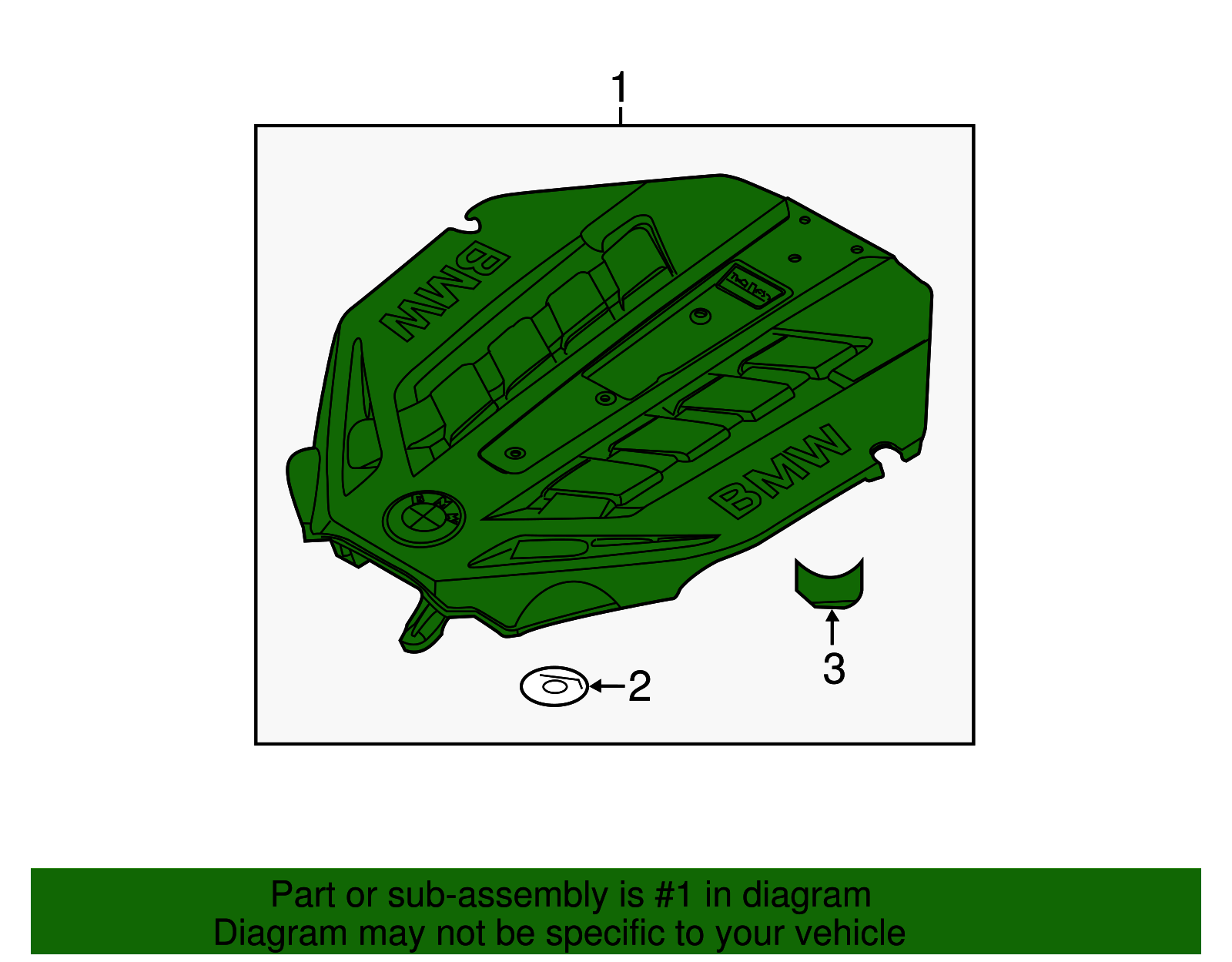 13-71-7-577-456 - Engine Cover - 2008-2019 BMW | BMWPartsHub