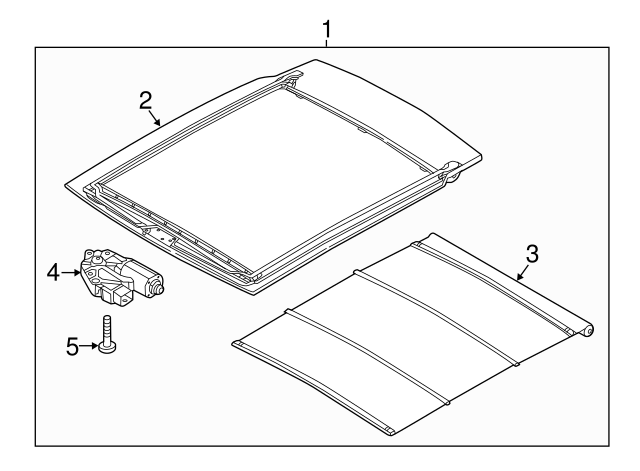 2015-2021 Land Rover Sunroof Motor LR128434 | LandRoverParamusParts
