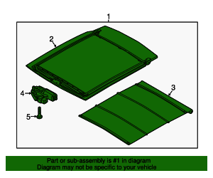 Genuine OEM Sunroof Assembly Part# LR181862 Fits 2012-2023 Land Rover ...