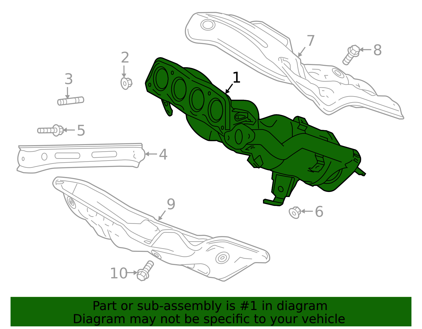 17141-F0010 - High-Quality Catalytic Converter with Integrated Exhaust ...