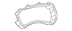 2019-2020 Ram 1500 Cluster Bezel 5ZA17TX7AD | TascaParts.com