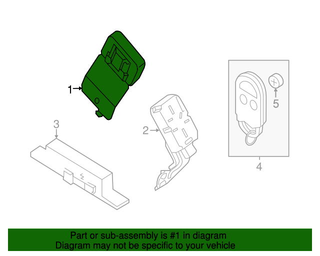 25640-3NF0A - Warning Buzzer - 2013-2019 Nissan Sentra | Nissan OEM ...