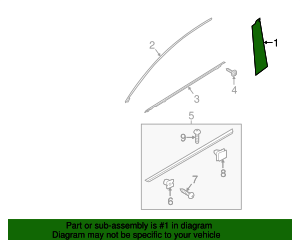 86363-3R000 - Applique 2014-2016 Kia Cadenza | Kia.Parts Store