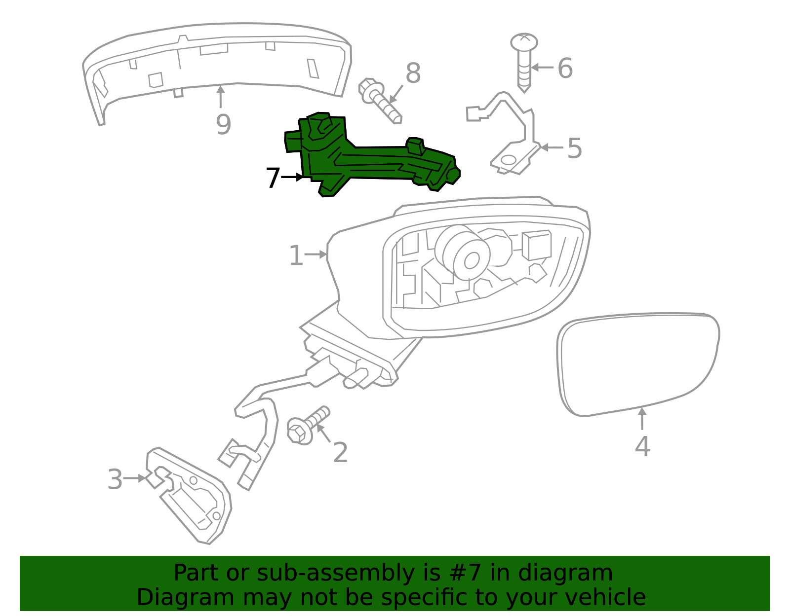 2017-2021 Mazda Signal Lamp B63B-69-122A | Retail Performance Auto Parts