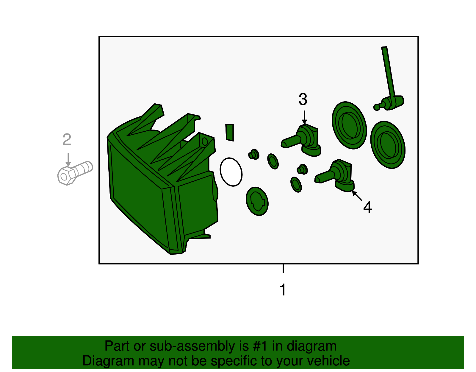 (Replaces 20766570) Passenger Side Headlamp 19435073 GM | GMPartsDirect.com