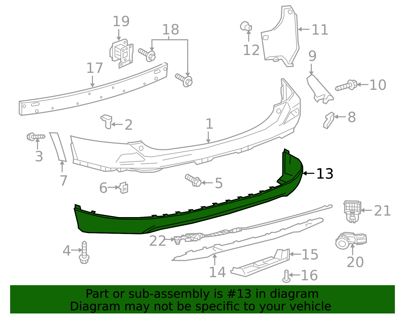 2016-2018 Toyota RAV4 Lower Cover 52169-0R900 | Toyota Parts Center