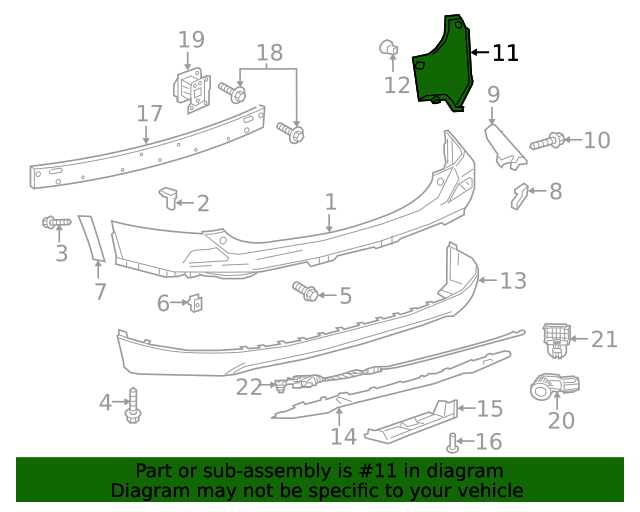 52592-0R050 - Side Seal 2016-2018 Toyota RAV4 | Brantford Toyota Parts
