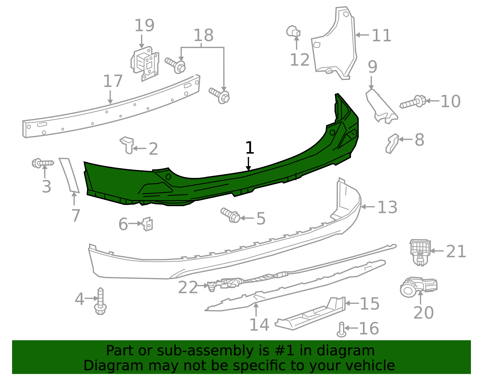 52159-0R914 - Bumper Cover (Rear) | Nucar Toyota of North Attleboro