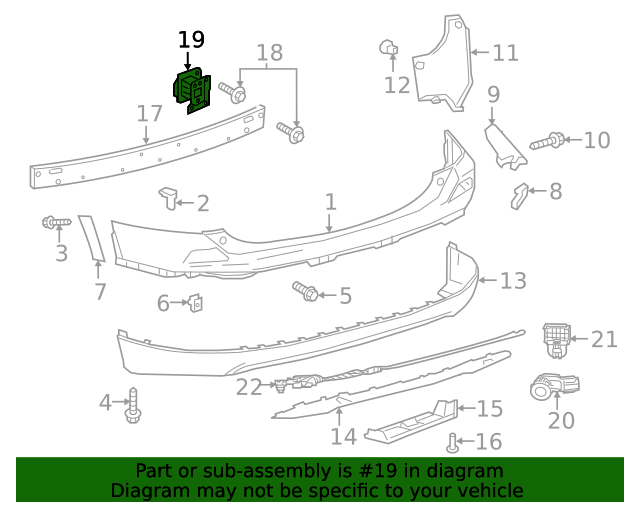 2013-2018 Toyota RAV4 Reinforced Bracket 52016-0R020 | Toyota Parts