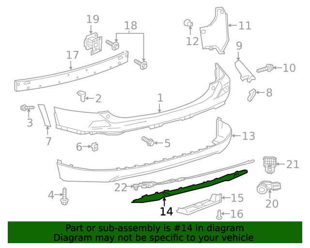 52405-0R010-B0 - Valance Panel - 2017-2018 Toyota RAV4 | OEM Genuine ...