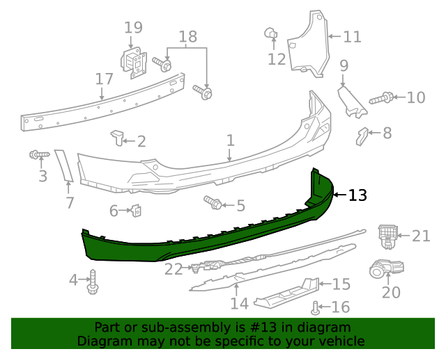 2016-2018 Toyota RAV4 Lower Cover 52169-0R010 | Toyota Parts Center