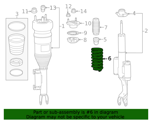 205-321-16-00 - Coil Spring 2017-2023 Mercedes-Benz | AutoNationParts.com