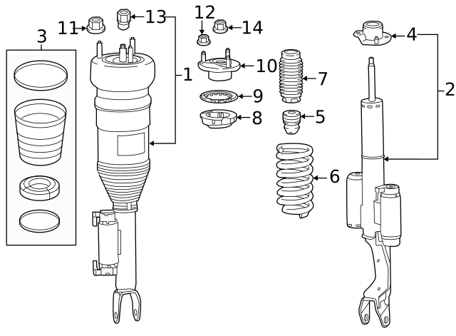 205-321-16-00 - Coil Spring 2017-2023 Mercedes-Benz | AutoNationParts.com